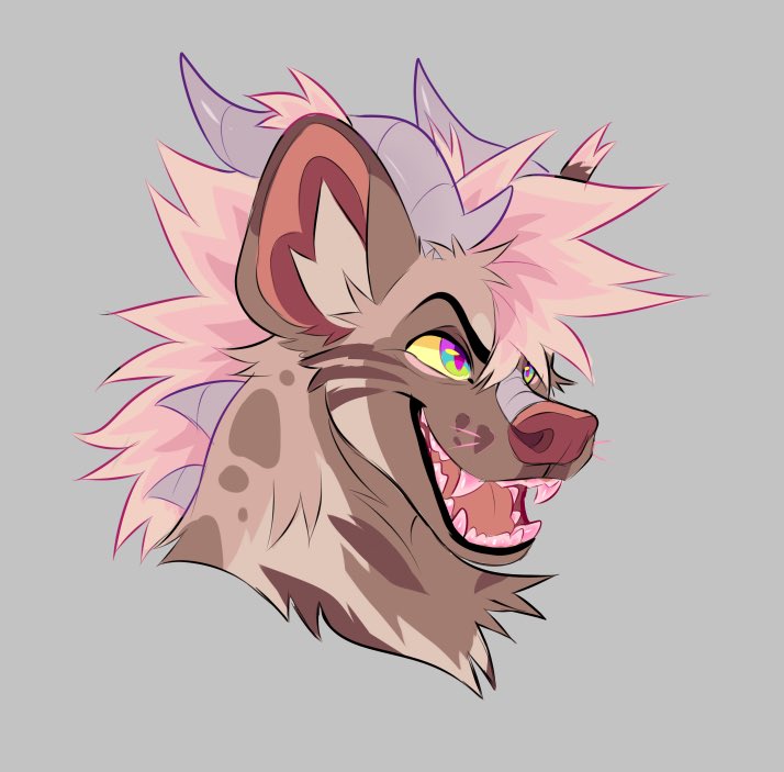 「Hyena dragon on the loose! 」|SleepyKaijuのイラスト