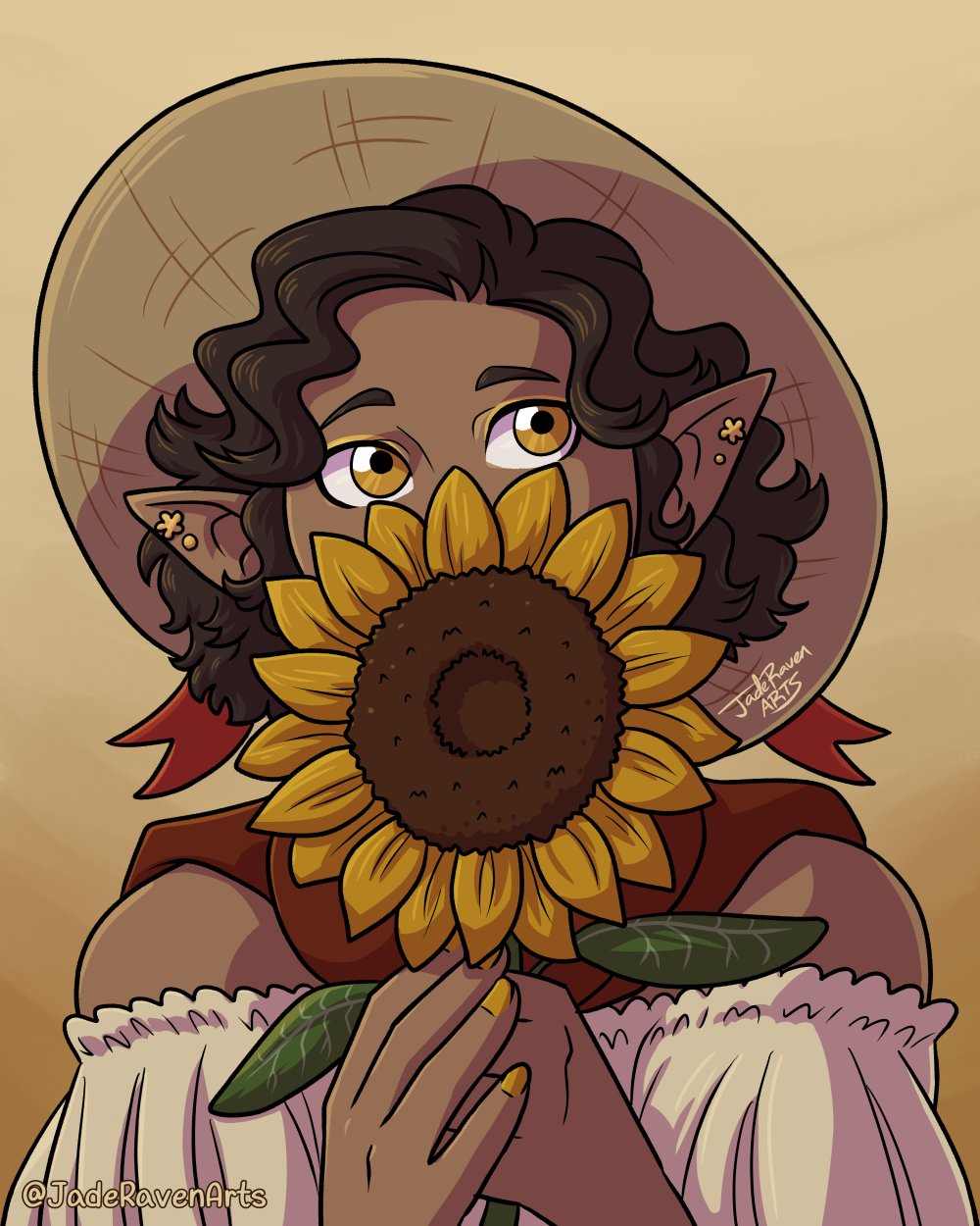 Erin Jade Raven on Twitter: "Sunflower elf 🌻☀️ https://t.co/GnpGl0muFw ...