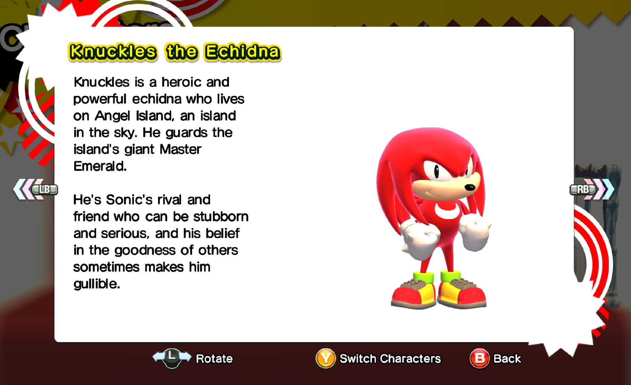 Knuckles The Echidna Classic