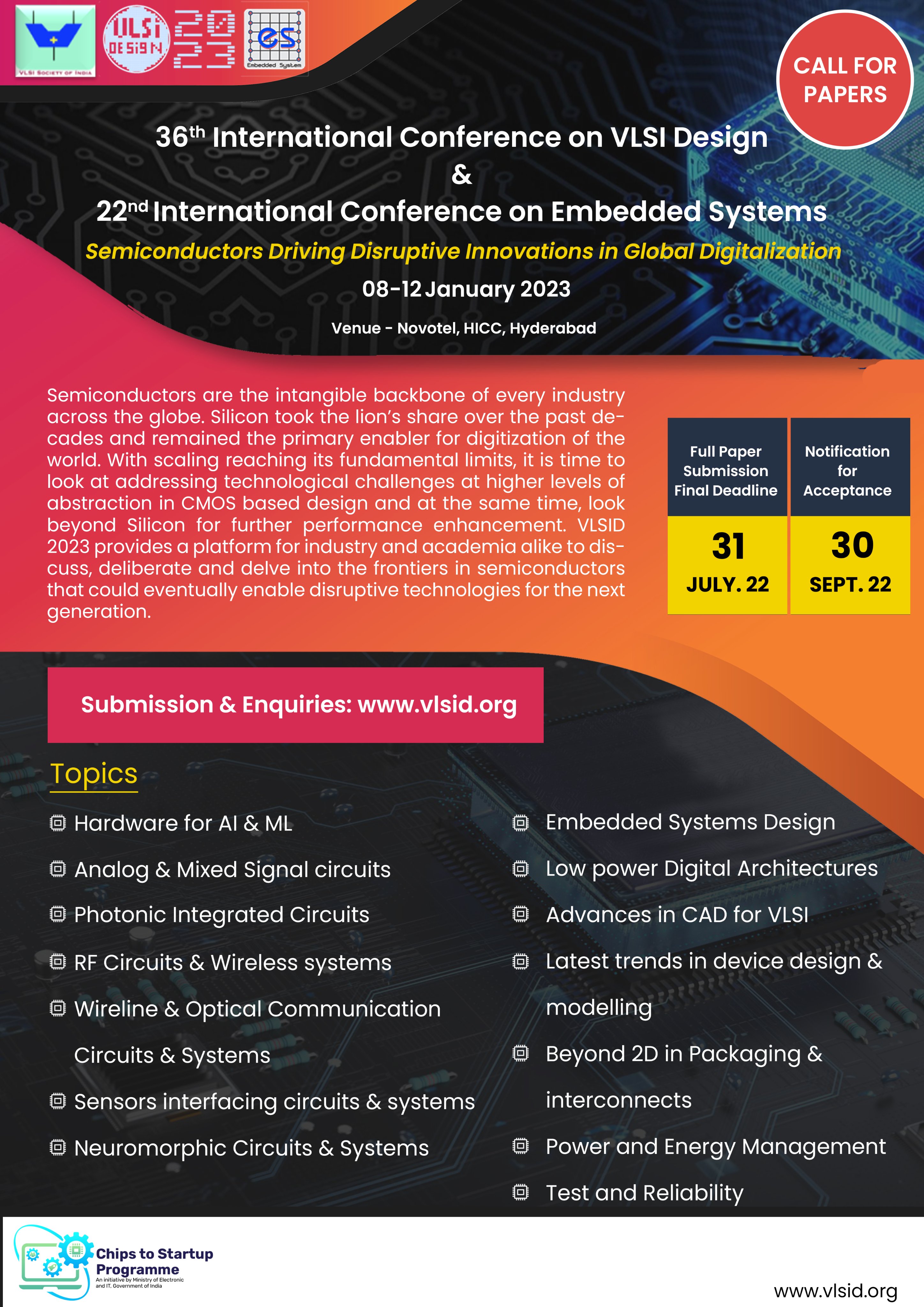 VLSI Design Conference 2023 (@VLSIDConf2023) / Twitter