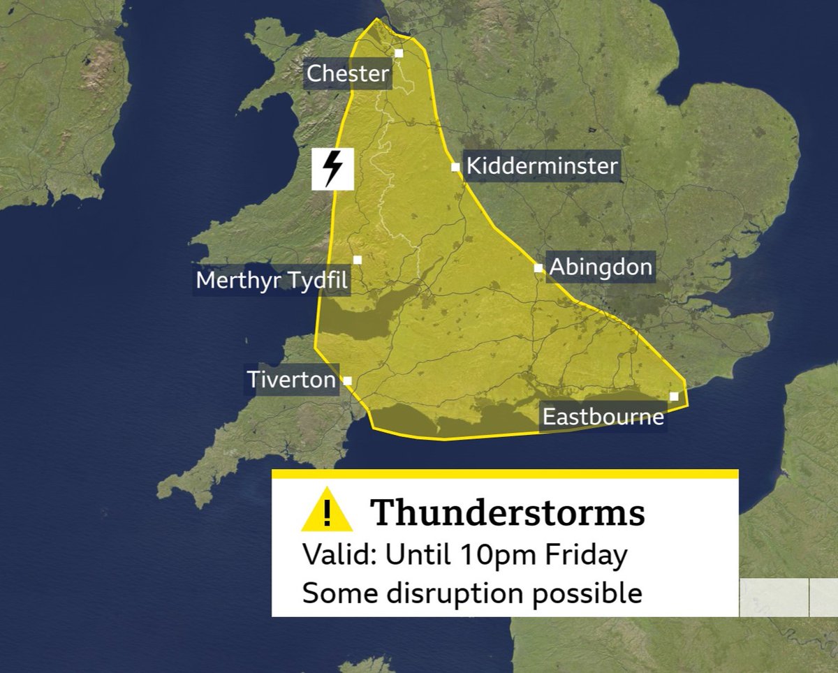 Bbc Weather On Twitter The Met Office Has Updated The Area Under A