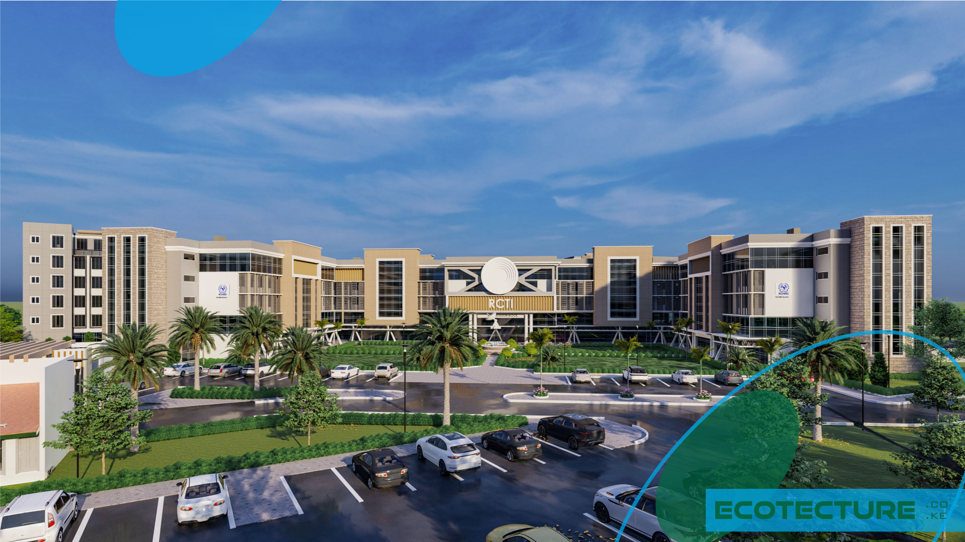 Ecotecture Ltd on Twitter: "RCTI Hostel Complex at RCMRD Africa, in Kasarani is a modern ...