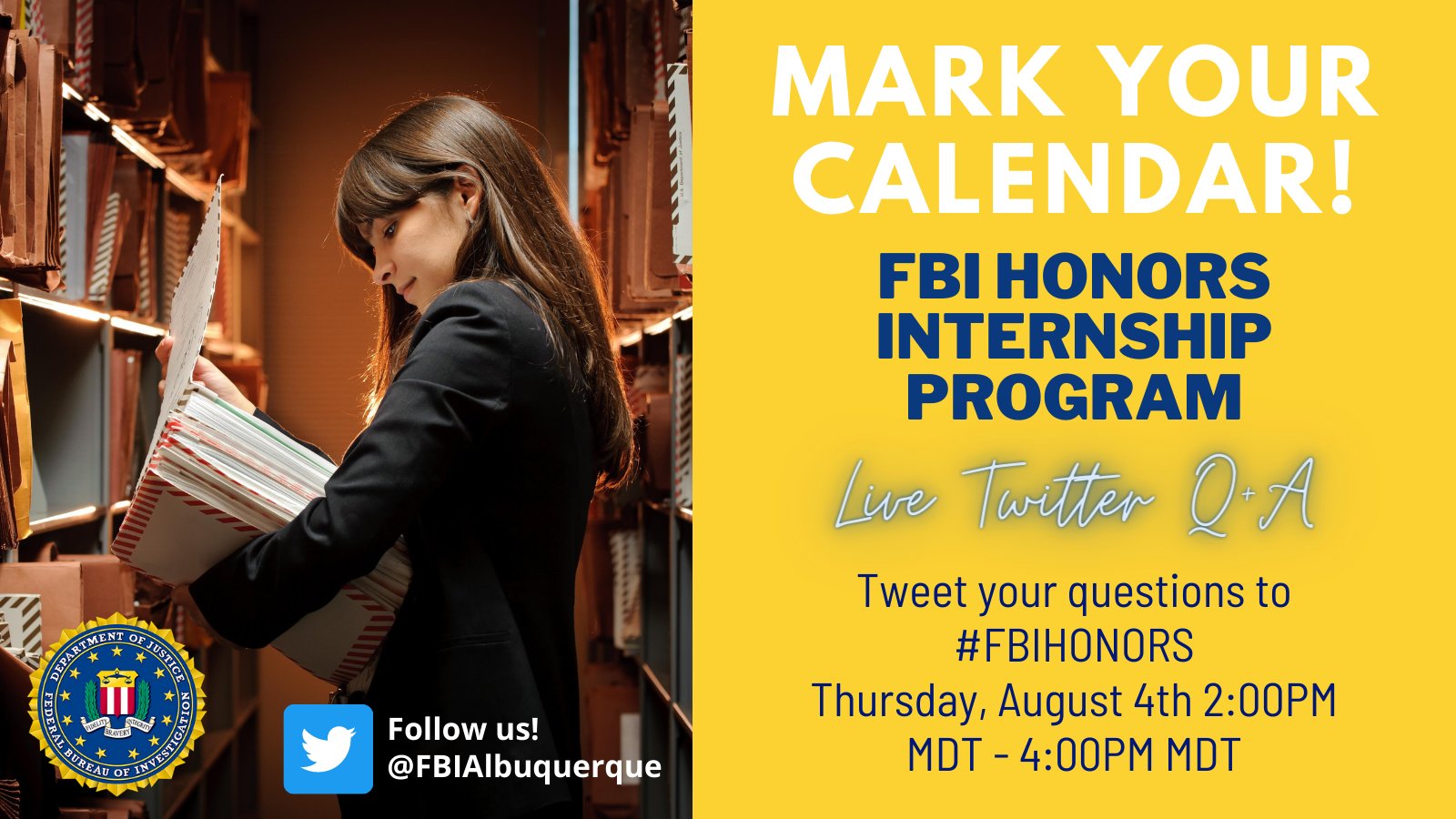 FBI Albuquerque On Twitter How Do You Want To Spend Your Internship fbi-albuquerque-on-twitter-how-do-you-want-to-spend-your-internship