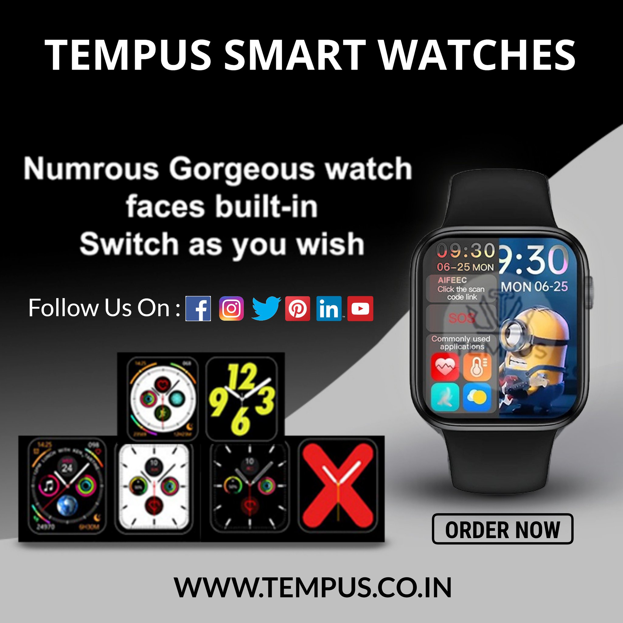 Tempus Smart Watches on Twitter: "NEW FASHION NEW STYLE TEMPUS : Electronic Gadget Brand Top ...