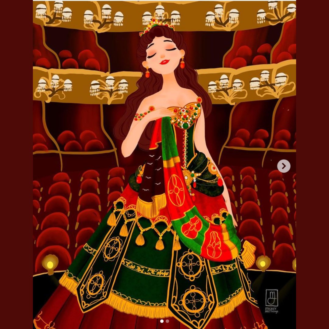 Thank you, Mickey Instagram for this lovely artwork inspired by "Think ...