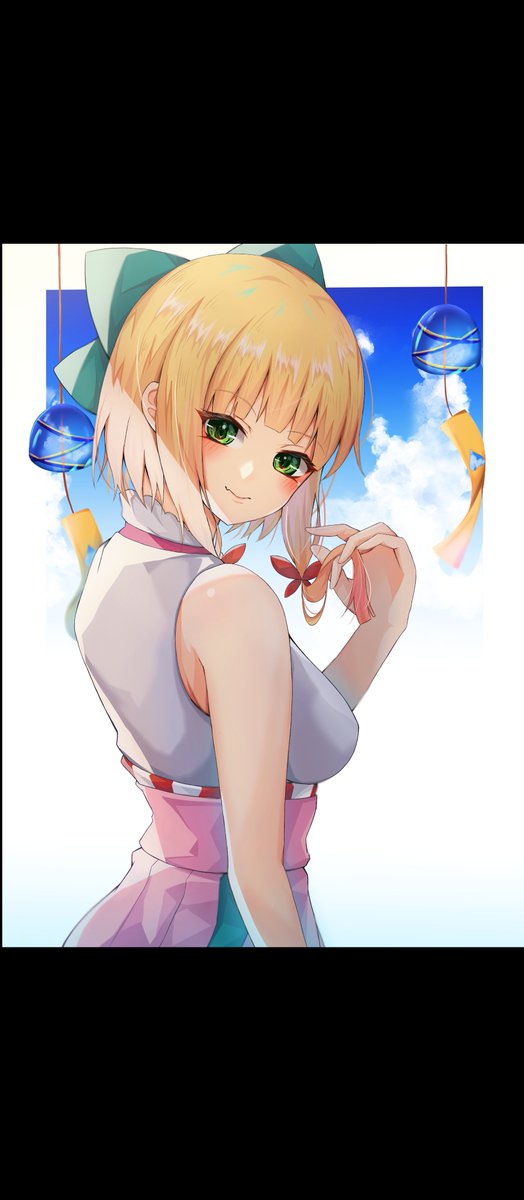 「涼しげねねち 」|キイロイロ🍑🥟C101金曜日 東F-23bのイラスト