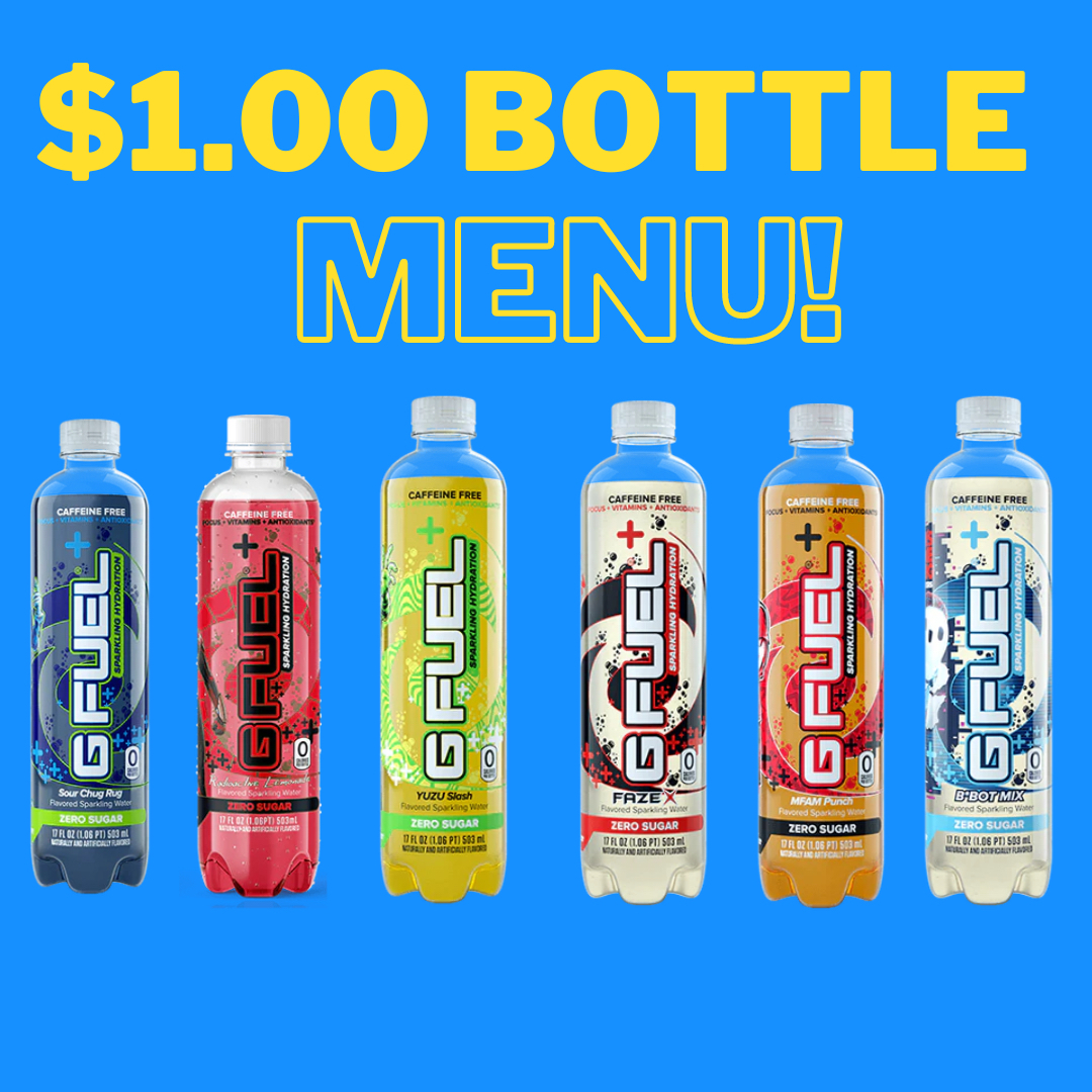 Gfuel Drink In Bottle