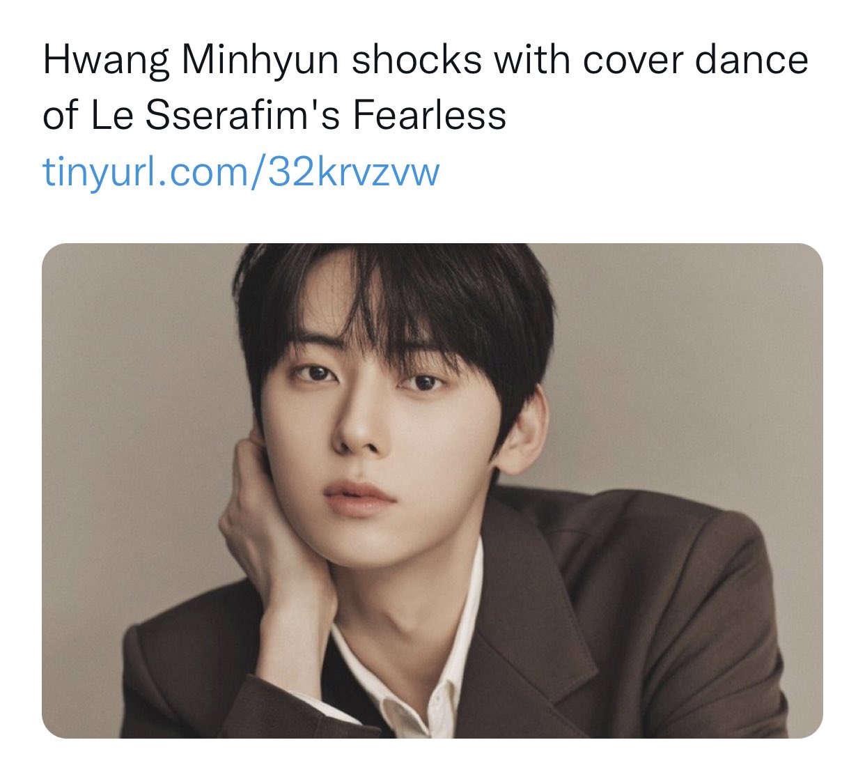 notpannchoa/notpannkpop/notnetizenbuzz on Twitter: "[ notpannchoa ] Hwang Minhyun shocks with ...