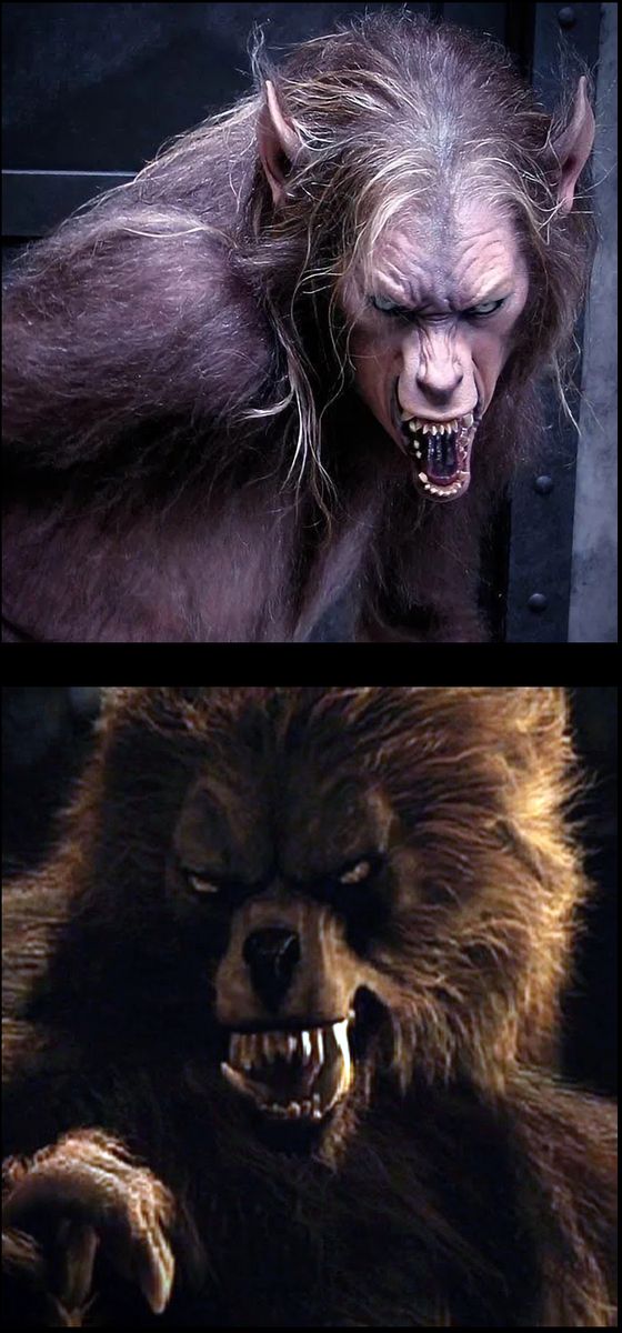 Art of Lost and Cancelled Media on Twitter: "Werewolf costume comparison by Rick Baker which was ...