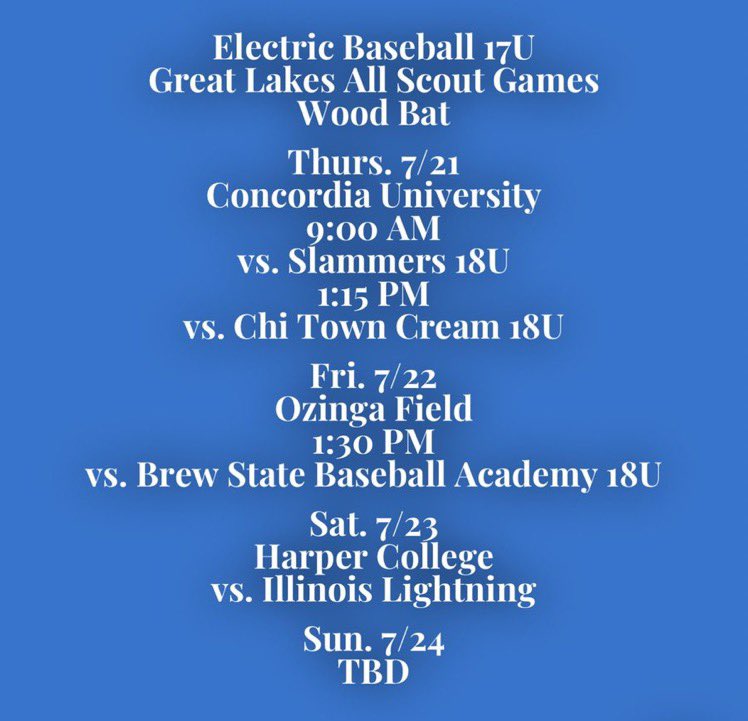 Great Lakes Lightning Baseball Home Lake County Lightning