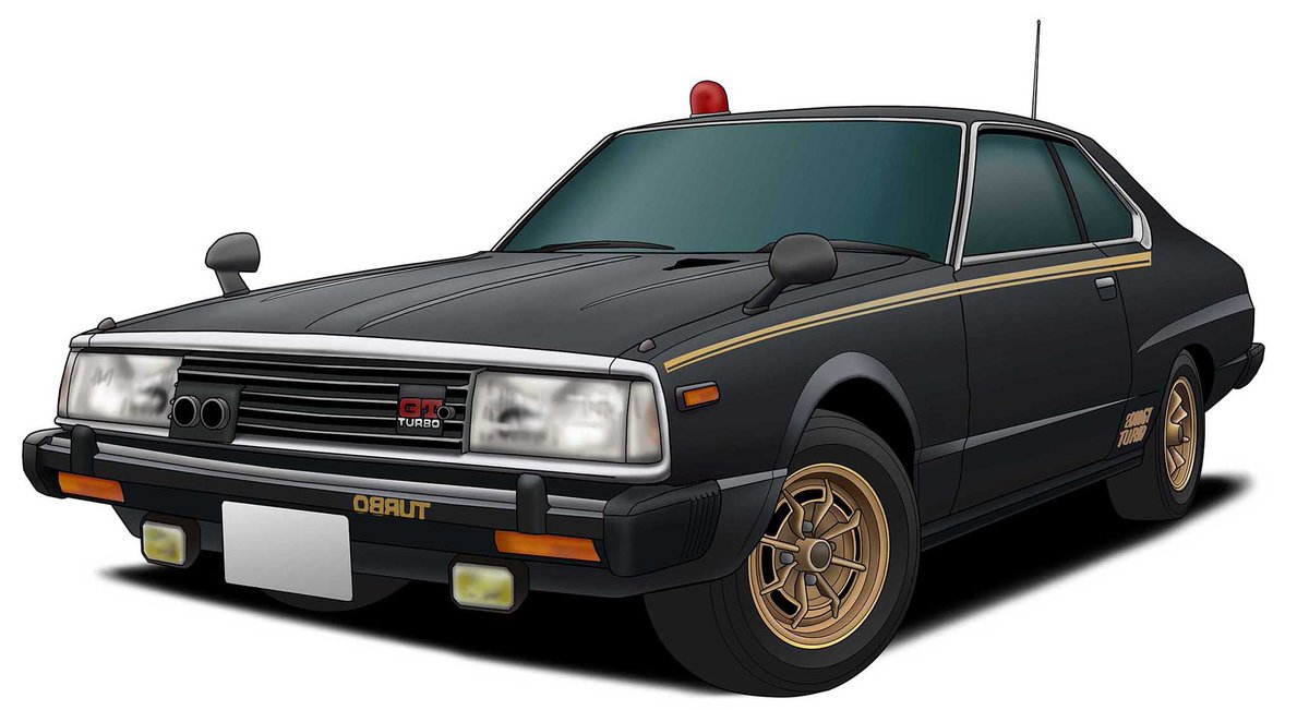 「マシンX 日産 スカイライン 2000GTターボ(C211型)1980年 ジャパ」|つっき〜のイラスト