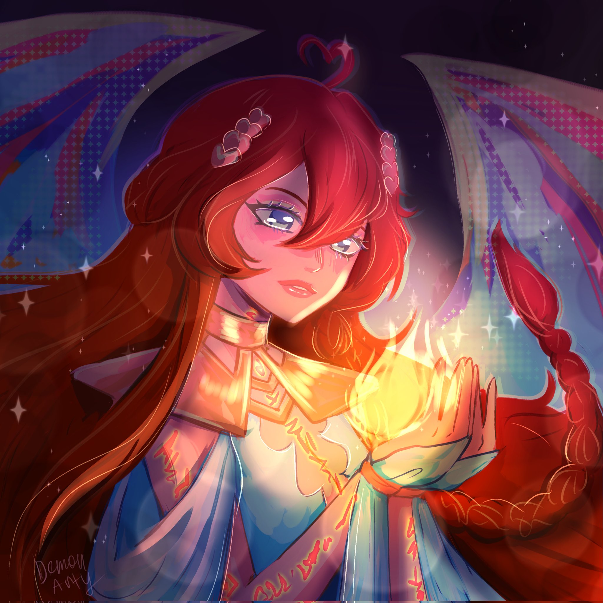 Demon Arty on Twitter: "Bloom design for @callimara!!! Looooooove the callimarix! https://t.co ...