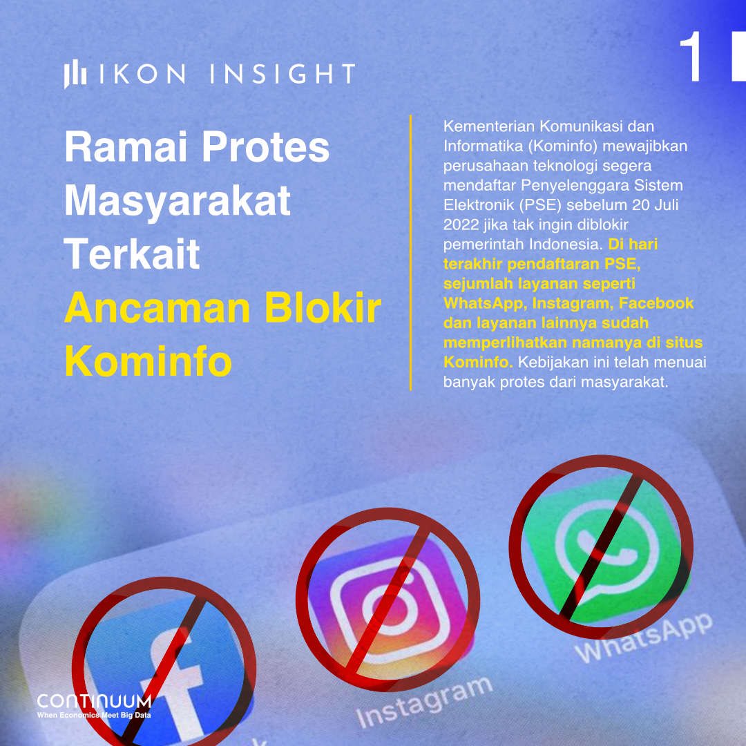 Continuum Data Indonesia on Twitter: "Kominfotelah menuai pro dan kontra usai ancam blokir ...