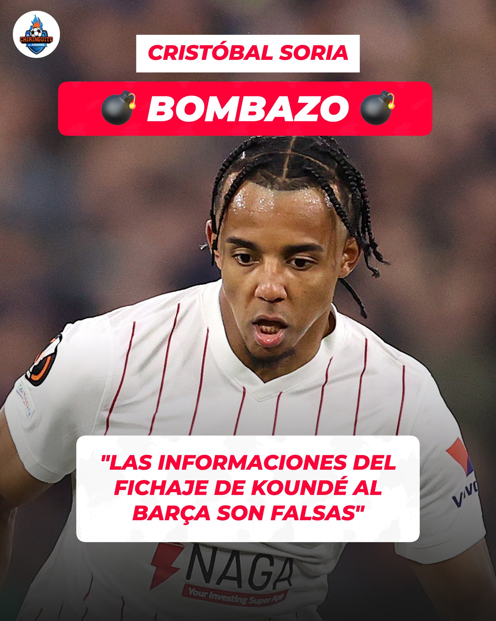 El Chiringuito TV on Twitter: "💣 ¡BOMBAZO de @cristobalsoria! 💣 🔥 "Las INFORMACIONES del fichaje ...