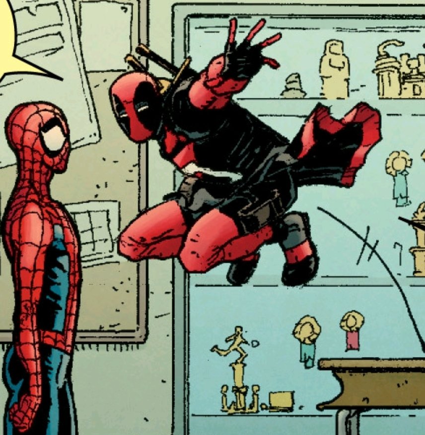 「the issues are a mess, but it had peter imagining deadpool i」 t⎊usl ♥️の漫画