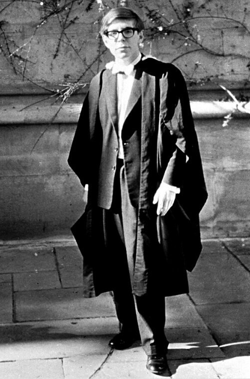 Stephen Hawking In College