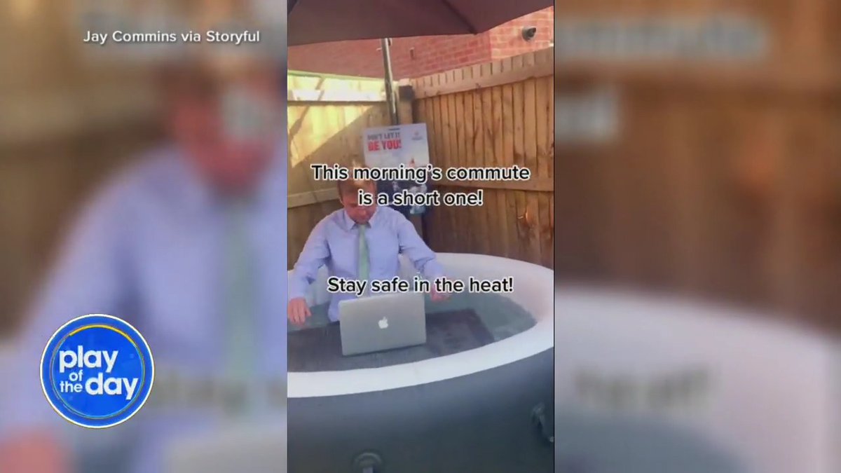 Play of The Day: 'Cool' ideas about beating the heat while working from ...