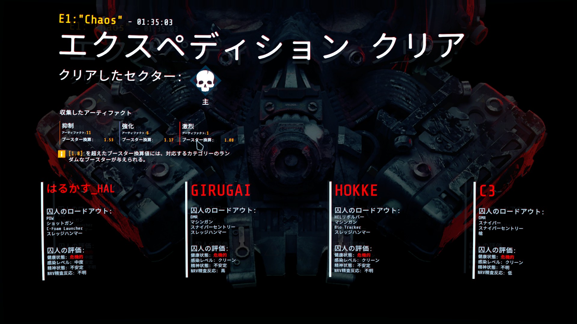 girugai on Twitter: "GTFO R7 E1 クリア！ 対戦ありがとうございました！ https://t.co/jS2sYCF5mo" / Twitter