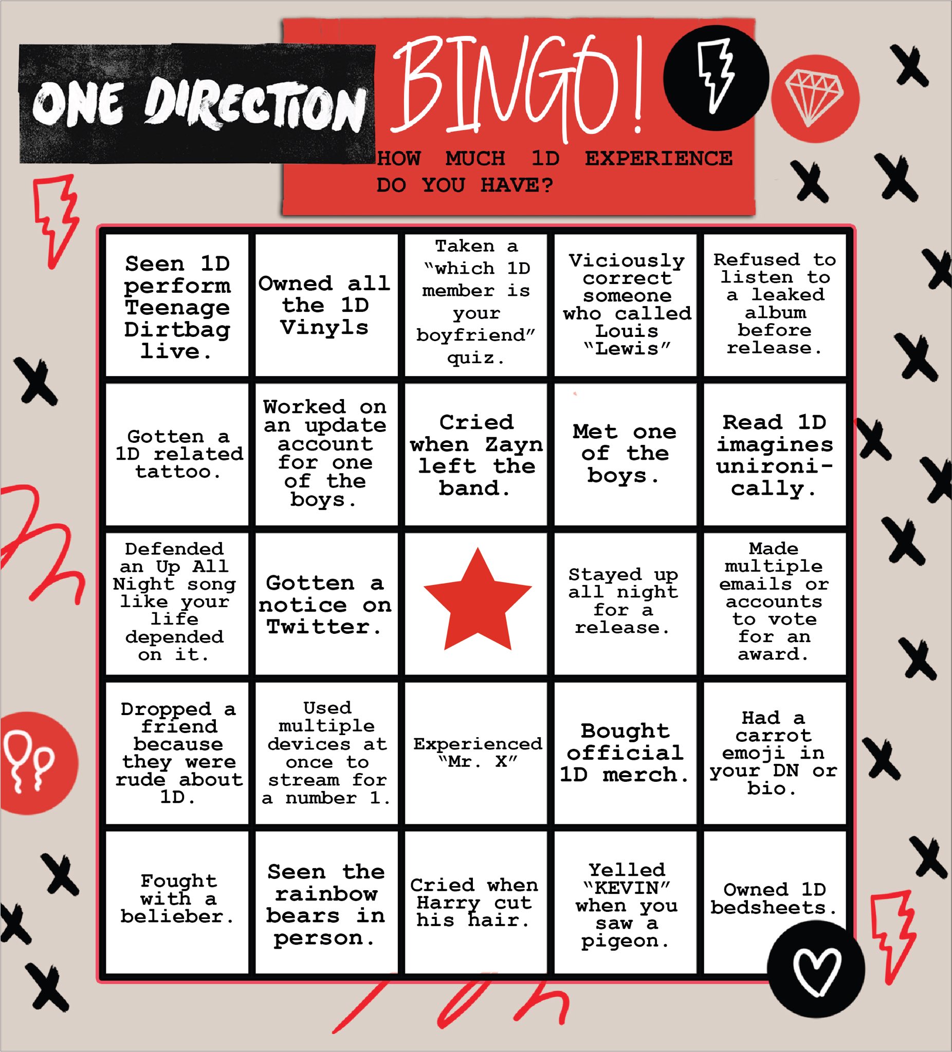 One Direction Party Game Ideas
