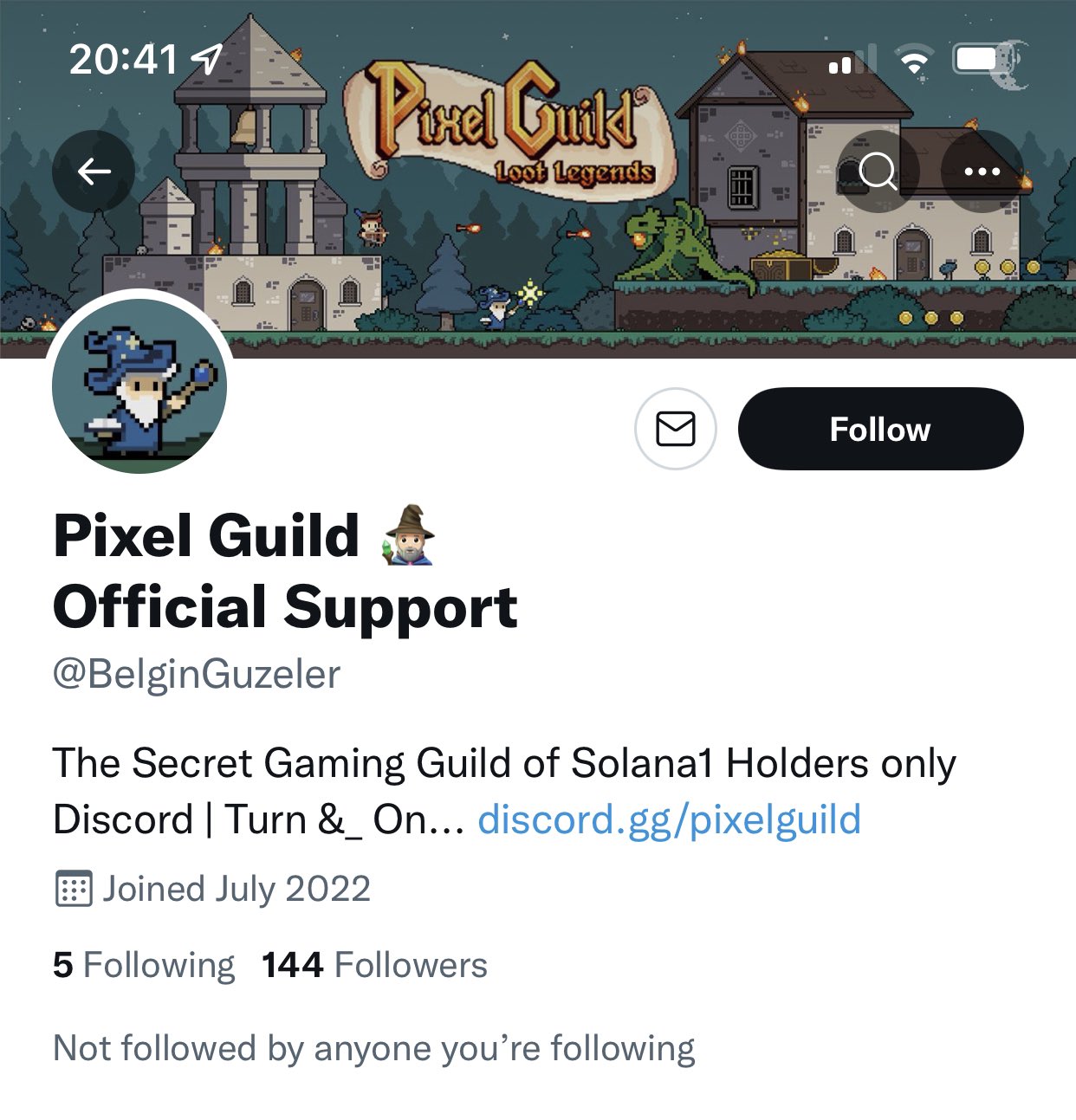 Pixel Guild 🧙🏼‍♂️ {𝕷𝖔𝖔𝖙 𝕷𝖊𝖌𝖊𝖓𝖉𝖘} on Twitter: "Guildies! Beware of scammers like this guy 😂 ...