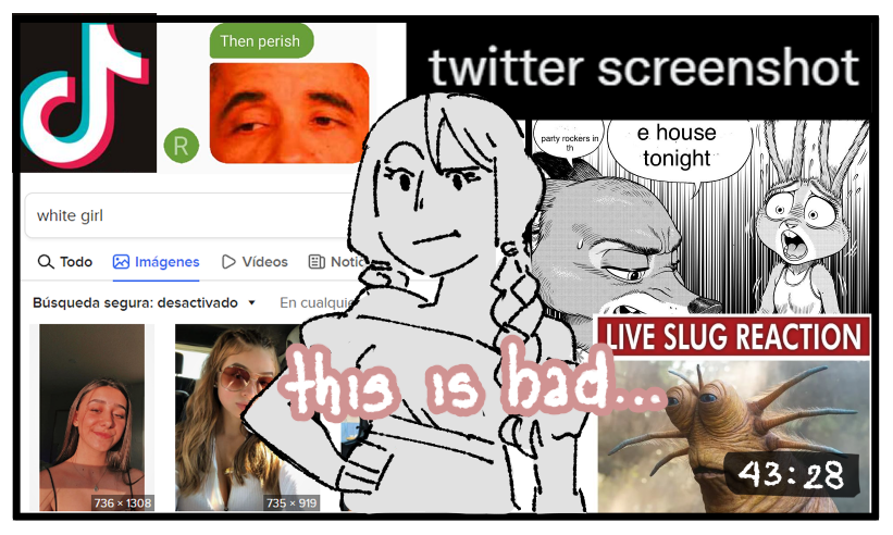 「why does every youtube video essay thumbnail look like this 」dilukha 𓃩の漫画