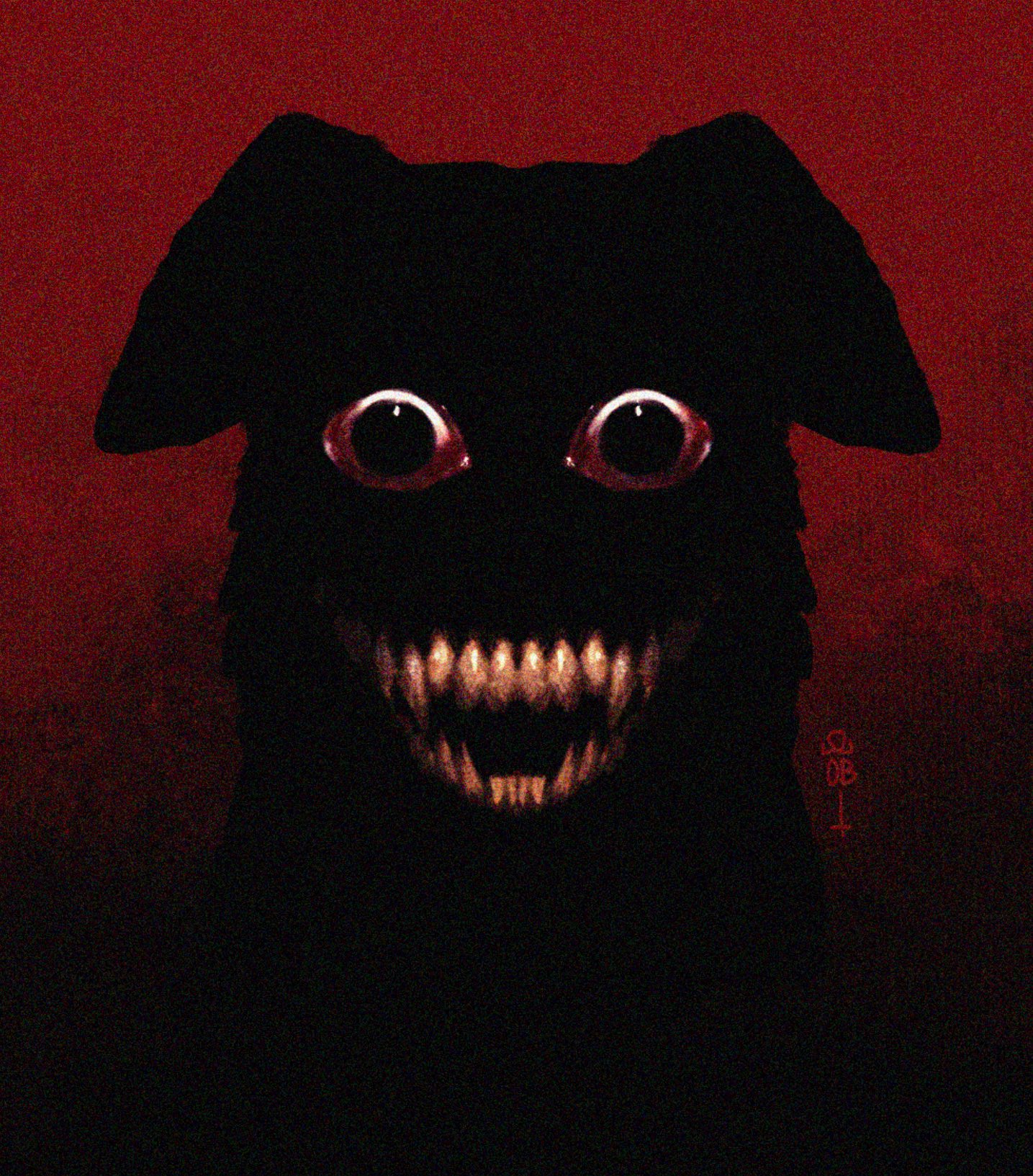 Smiley Dog Horror