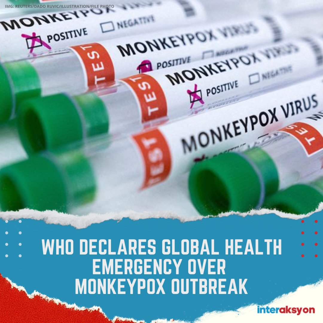 Philstar.com on Twitter: "RT @interaksyon: MONKEYPOX IS NOW A GLOBAL HEALTH EMERGENCY The ...