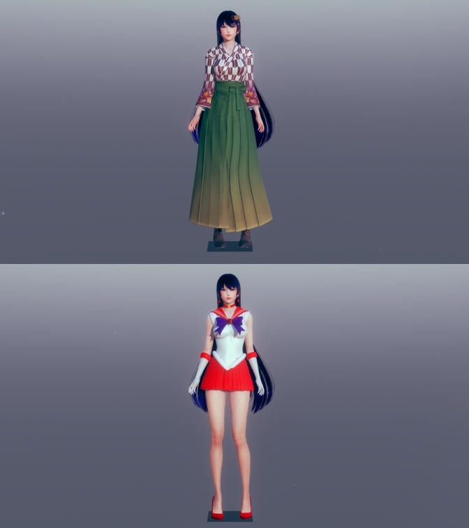 Peter Strauß on Twitter: "Rei Hino (Sailor Mars) #mmd #HoneySelect #hs2 #魔法少女 #漫画 #セーラームーン #セーラー ...