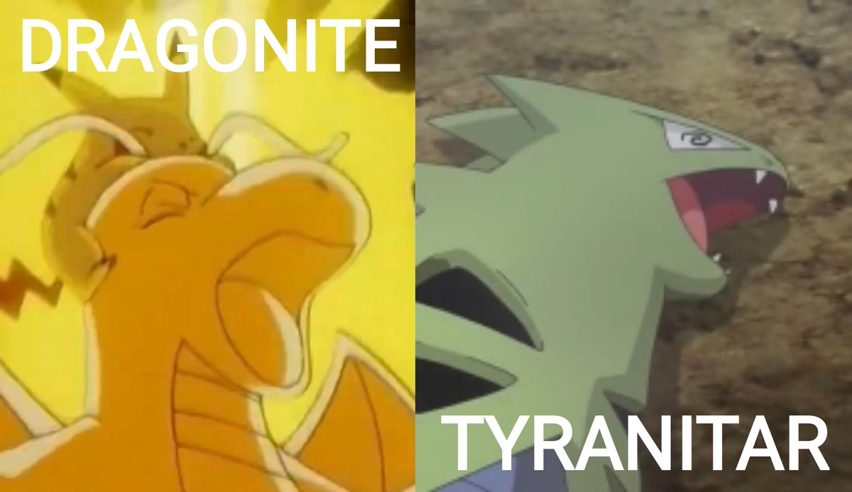 Tyranitar Vs Dragonite