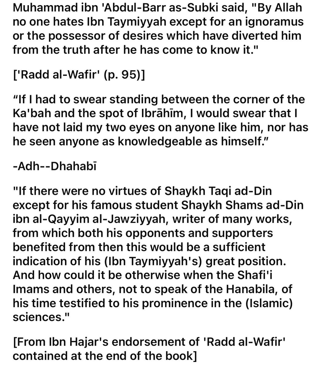 𝚆𝚑𝚘 𝚠𝚊𝚜 𝚂𝚑𝚊𝚢𝚔𝚑 𝙰𝚕-𝙸𝚖𝚊𝚖 𝙸𝚋𝚗 𝚃𝚊𝚢𝚖𝚒𝚢𝚢𝚊𝚑 رحمه الله? 🧵 - Thread from Ābu ...