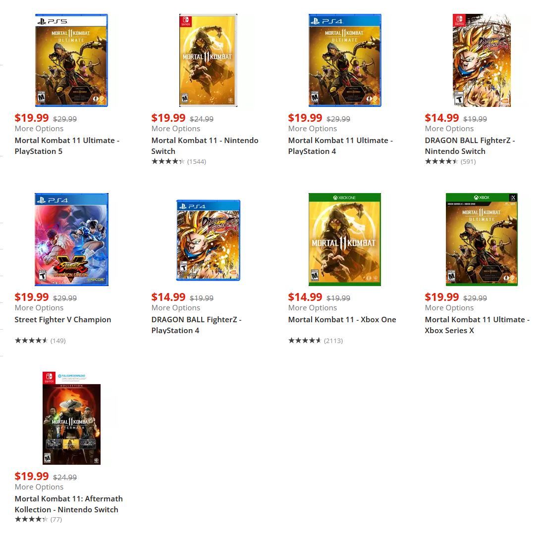 Fighting Games Sale via GameStop. https://t.co/h7fxpPKfJA Cheap Ass ...