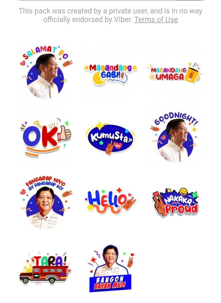 PTVph on Twitter: "NEWS UPDATE: PBBM SONA Viber stickers maaari nang ma-download gamit ang link ...