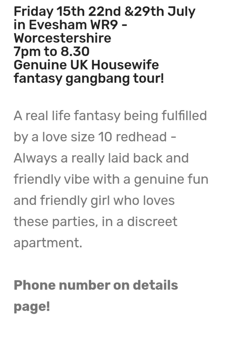 Share My Wife On Twitter This Friday Night In Evesham Worcestershire