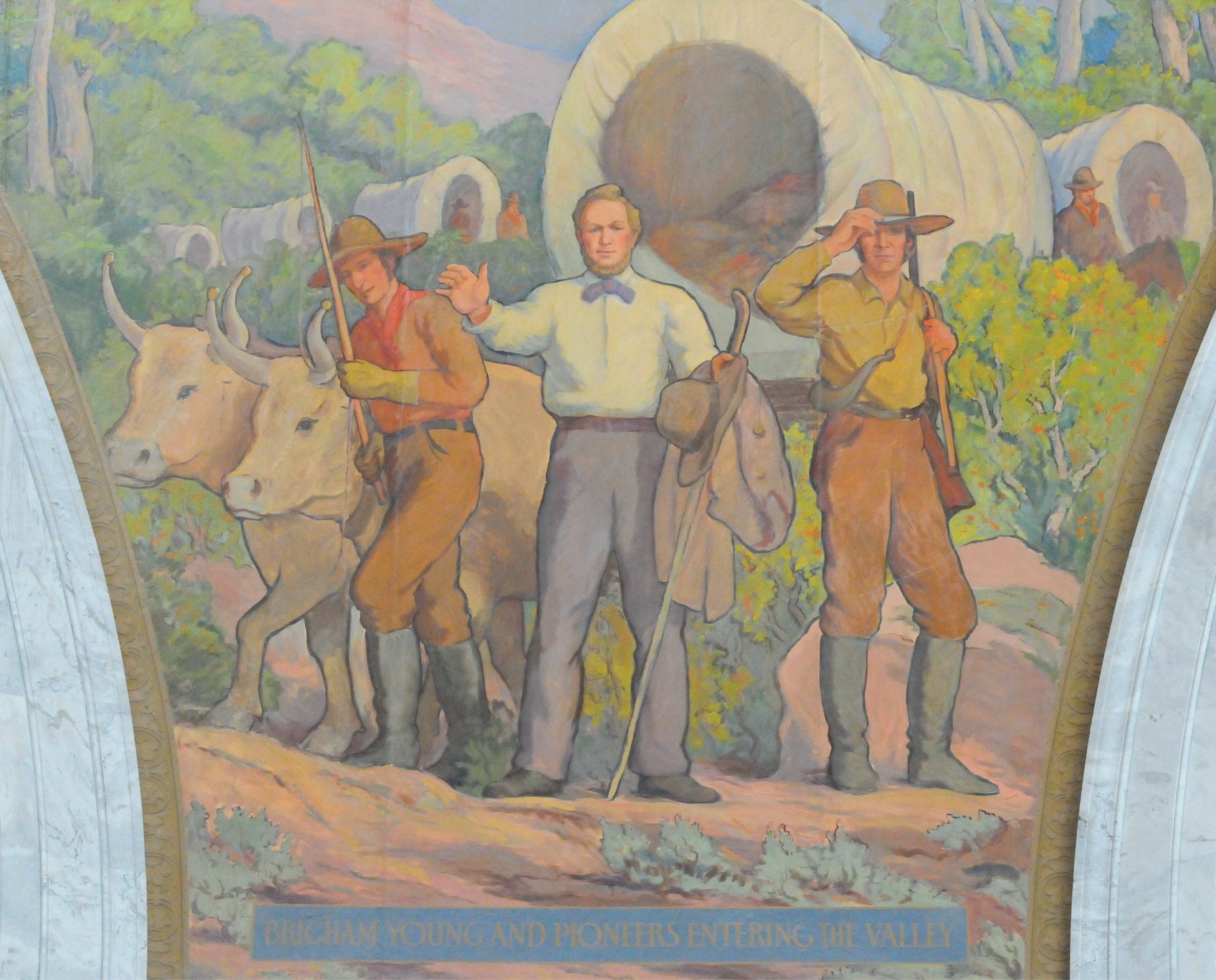 Mormon Pioneers Paintings