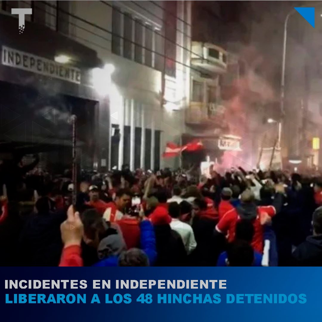 Telenoche On Twitter Incidentes En Independiente Liberaron A Los 48