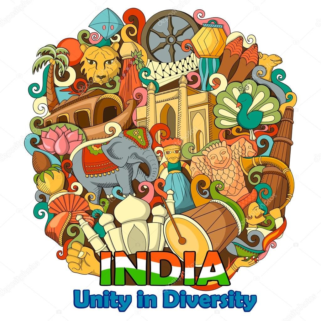 Indian Unity In Diversity Poster
