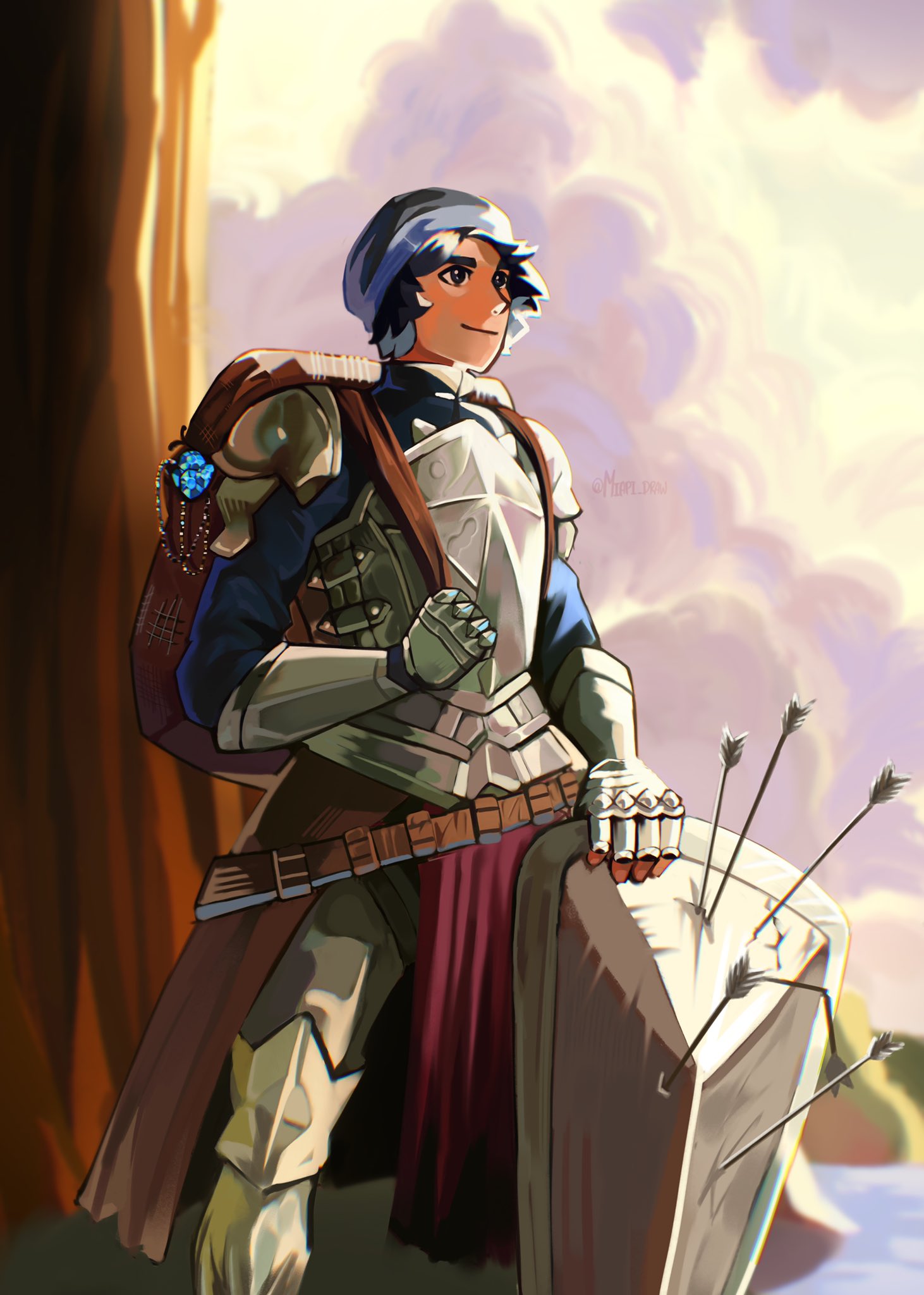 MIAPI 🤍 on Twitter: "Cuando salió de la cueva… ÉPICO ⚔️🛡 #Karmalart #KarmalandV #quackity # ...