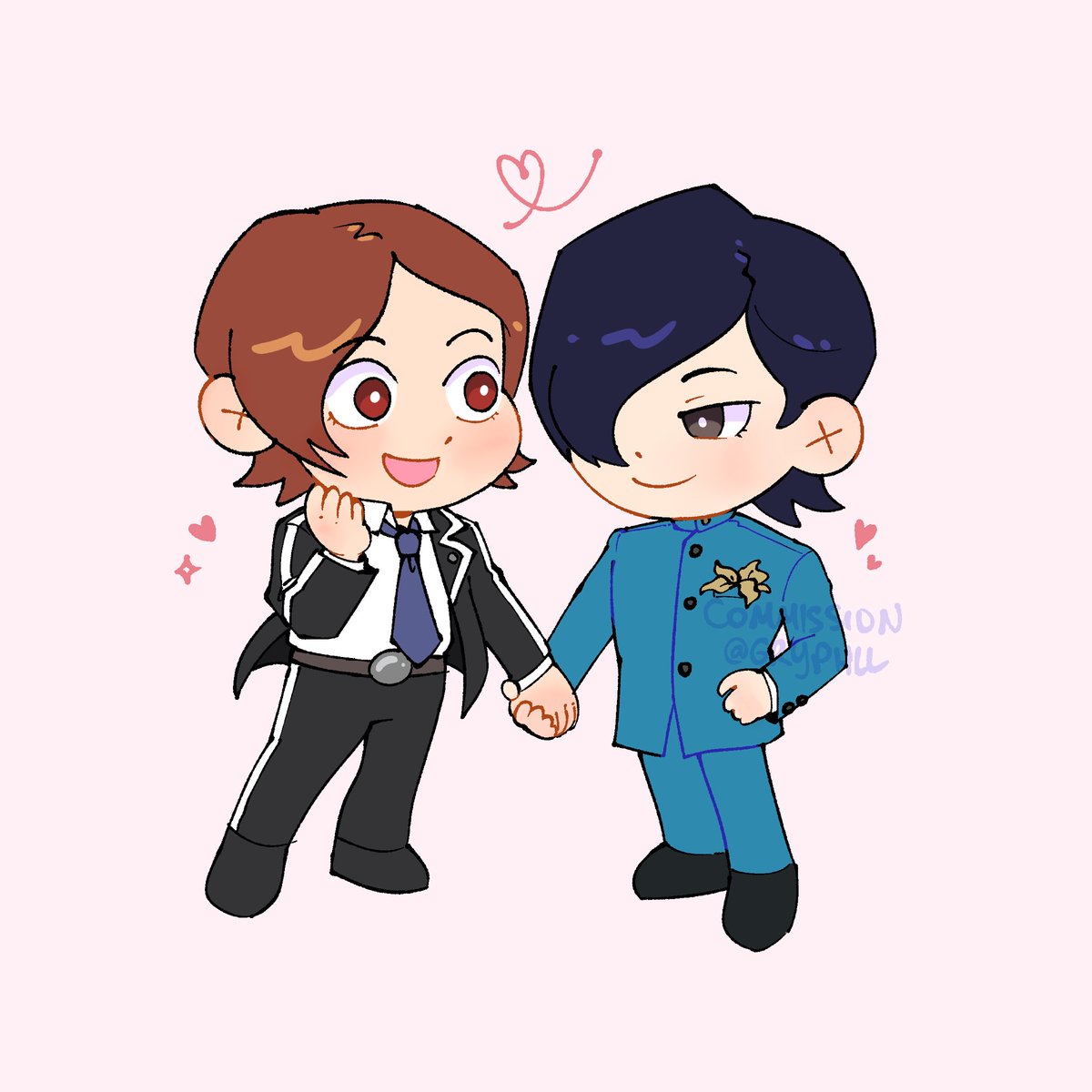 「tatsuya & jun for @softelesbian! ⚡️ 」|jae 🔜 anime impulse SDのイラスト