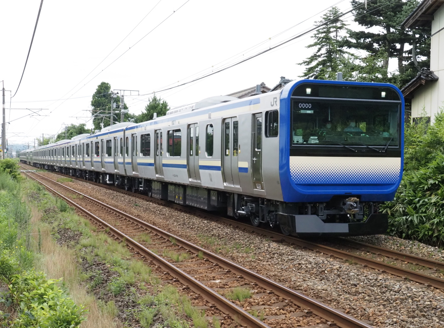 クロテツ007 on Twitter: "7月25日 (月)、E235系1000番台 F-19編成 がJ－TREC新津を出場、新津～羽生田で試運転。3往復目まで撮影しましたが、試運転の表示は ...