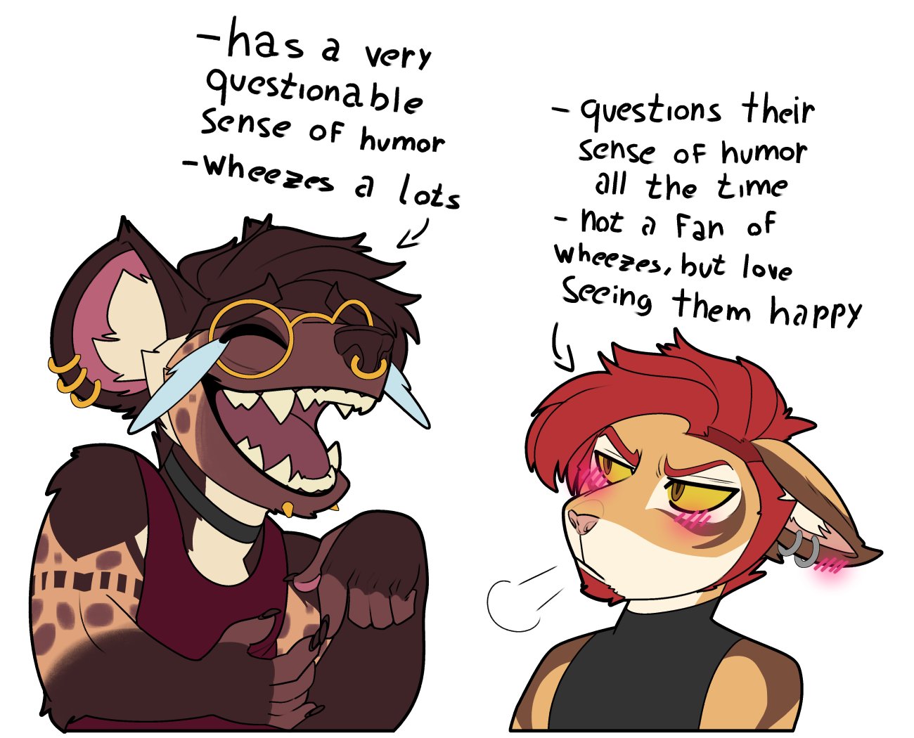 Vesper on Twitter: "RT @RyanYeenArt: that ship dynamic when someone loves a very cryptic hyena ...