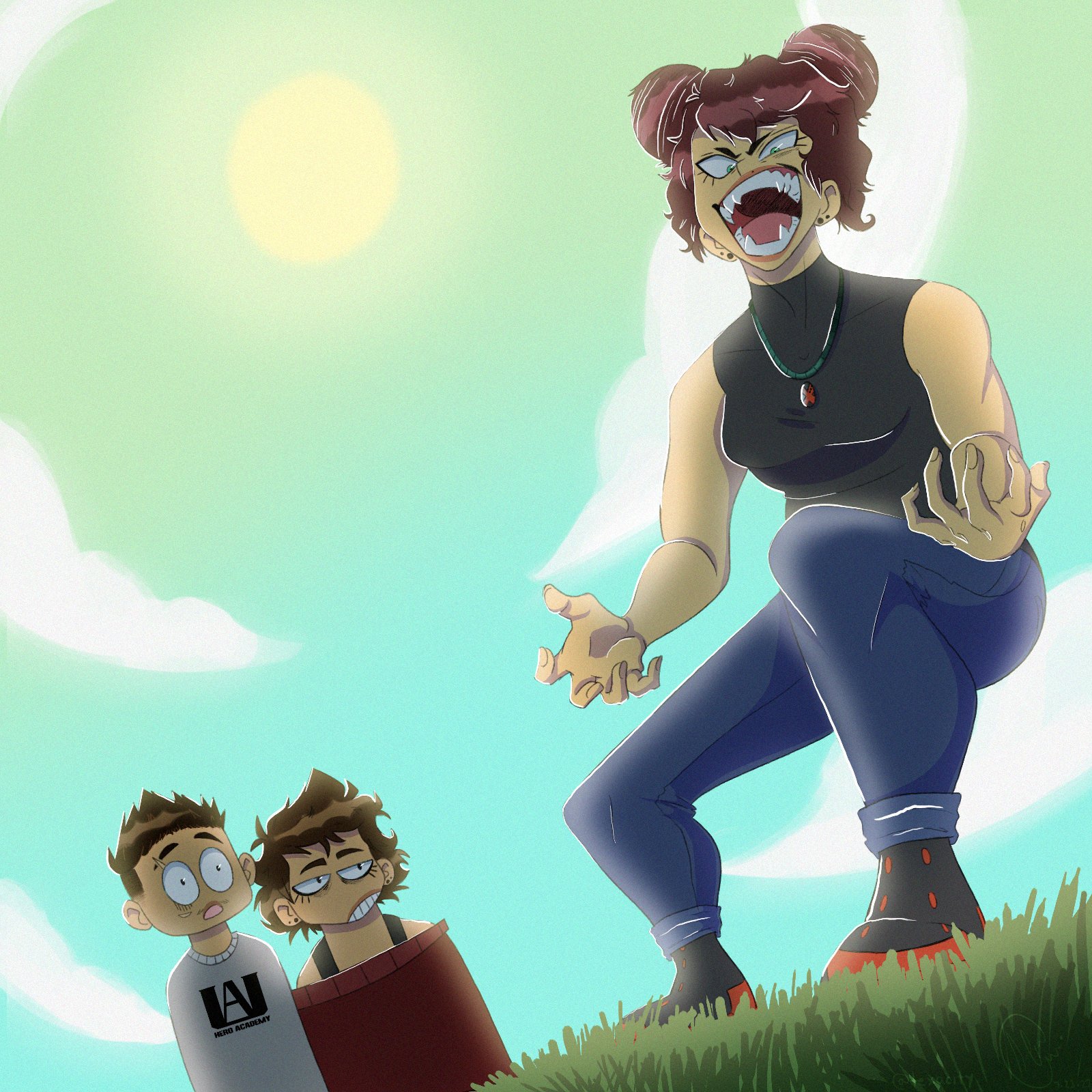 Sof “Scooby” || looking for work on Twitter: "Drew this for my sibling for their birthday on the ...