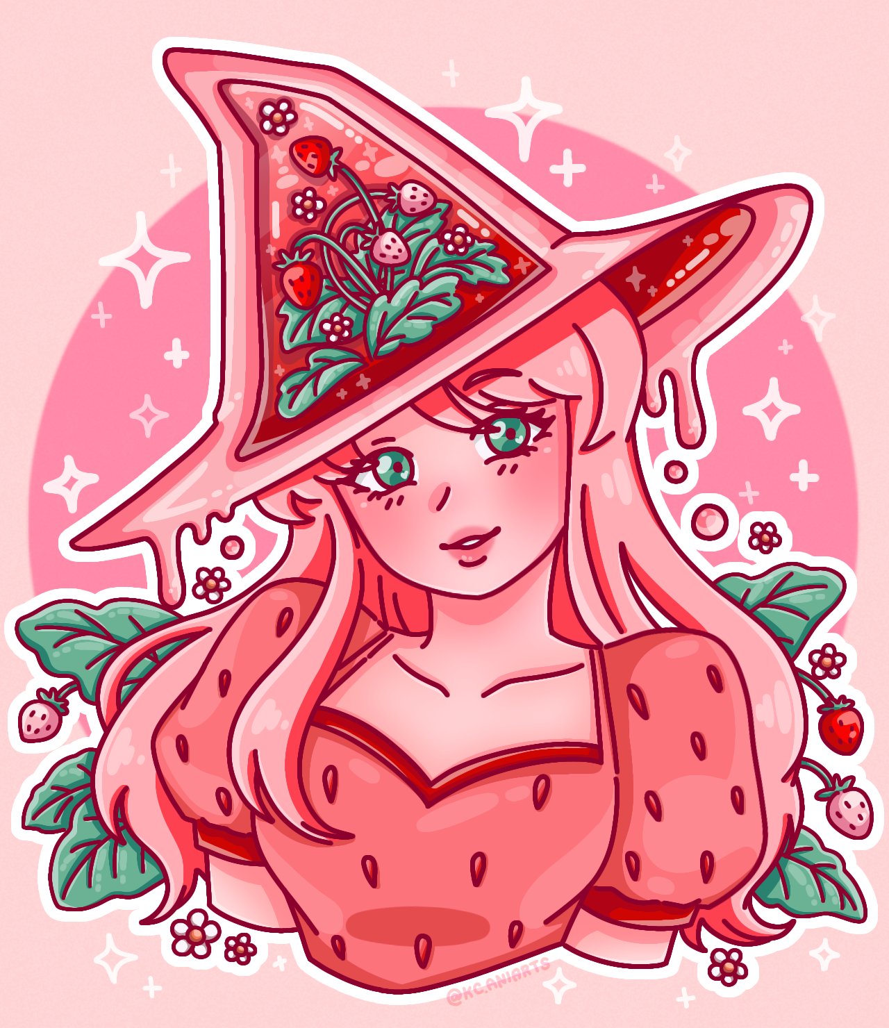 Pink Witch Clip Art