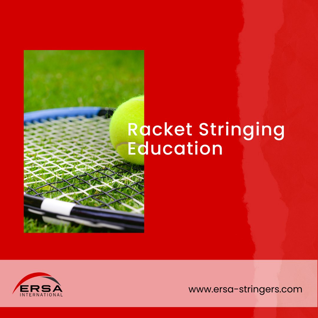 ERSA International on Twitter: "You don't need to spend a lot of time #stringing a racket ...