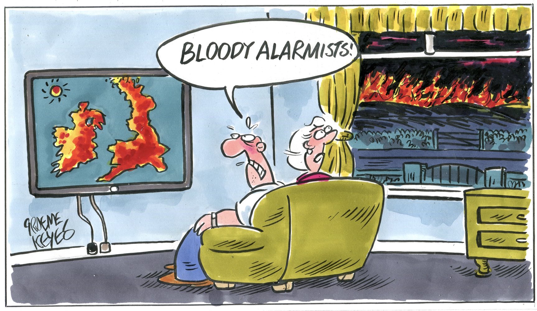 Political Cartoon on Twitter: "Graeme Keyes on #ClimateEmergency # ...