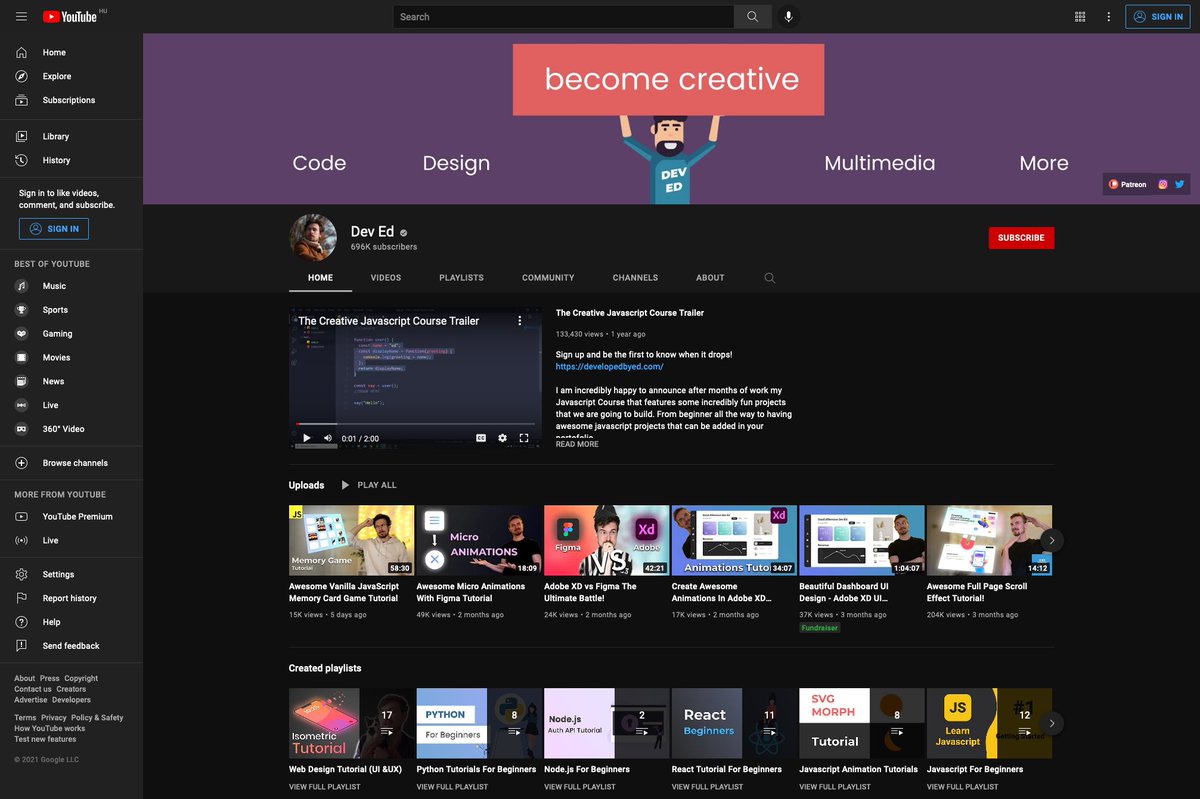 9 YouTube Channels Packed with React Tutorials Thread 🧵👇 - Thread from ...