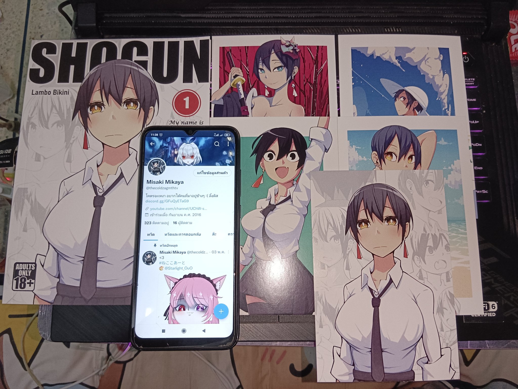 Misaki Mikaya on Twitter: "My name is SHOGUN #1 บอกก่อนเลยว่านี้การพรีโดจินครั้งแรกของผมและเป็น ...