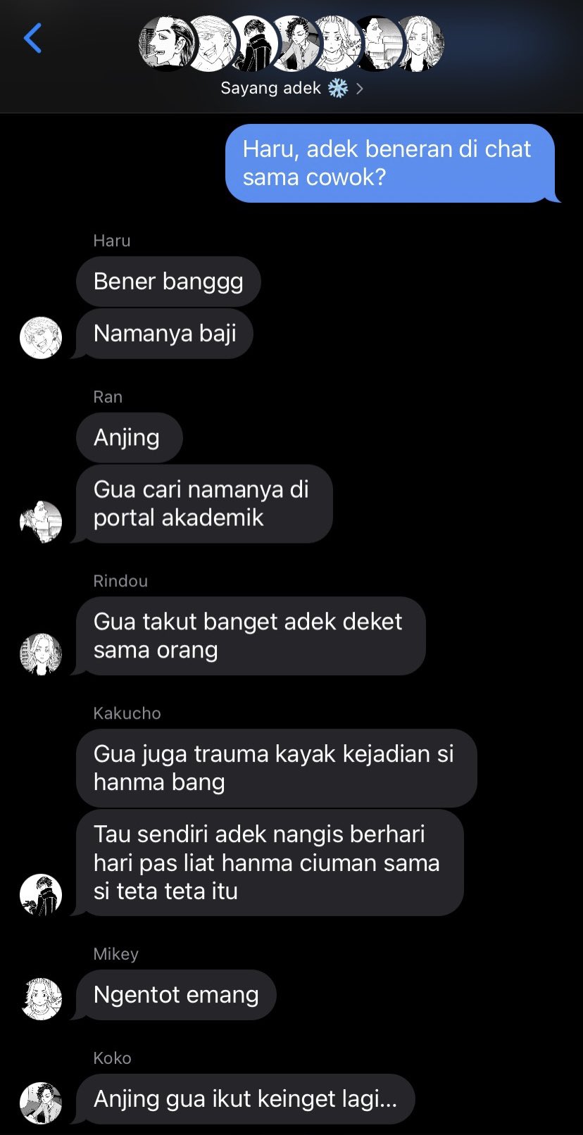 𝔹𝕚𝕓𝕚 ₍ᵔ·͈༝·͈ᵔ₎ on Twitter: "58. Pindah ke grup yang gak ada adeknya. Pov bang omi https://t.co ...