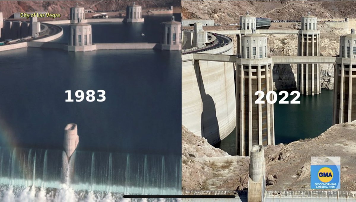 Hoover Dam Overflow 1983