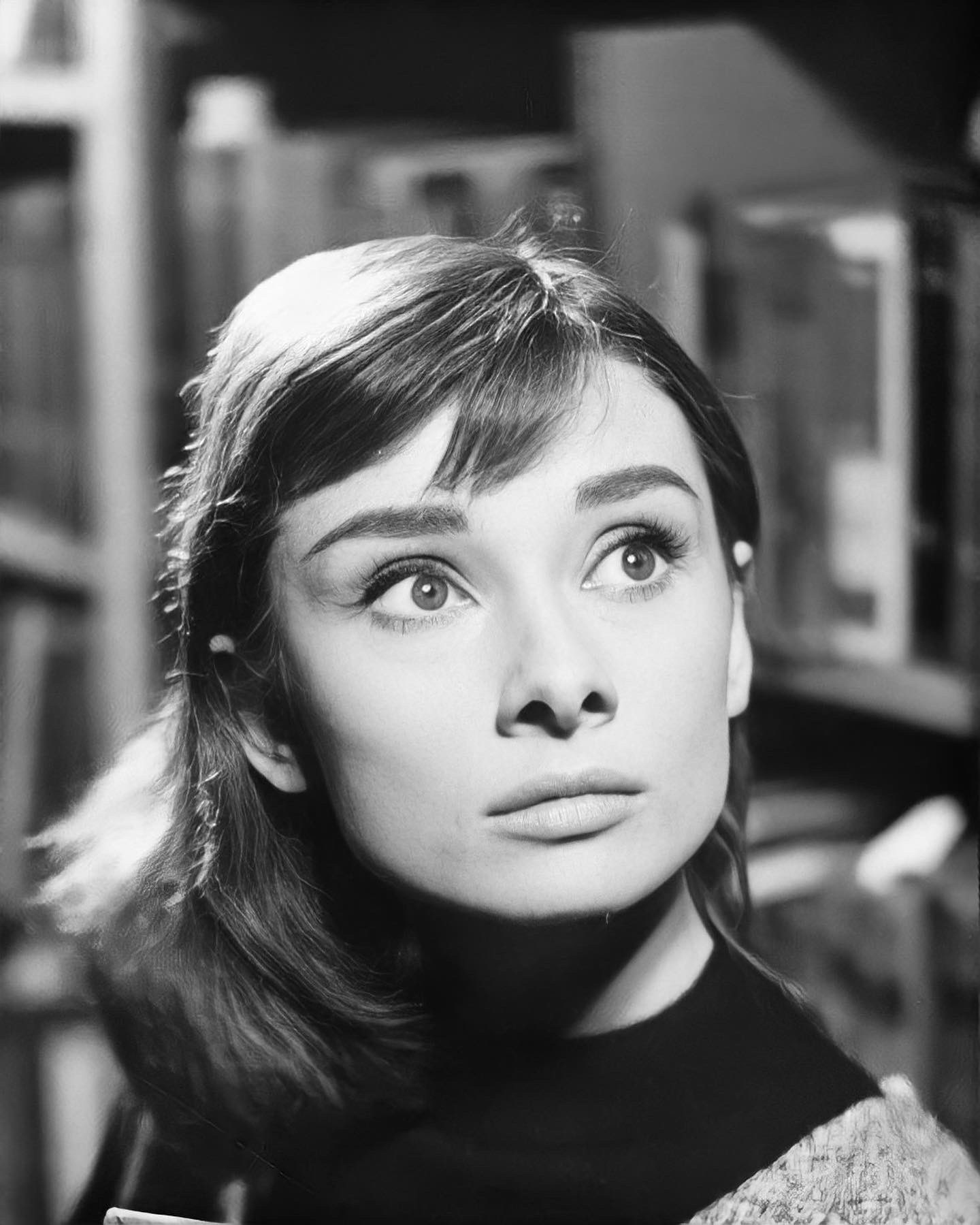 Funny Face Audrey Hepburn Black