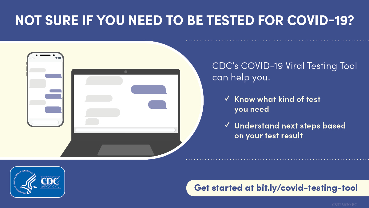CDC on Twitter: "Should you test for #COVID19? CDC’s online COVID-19 ...